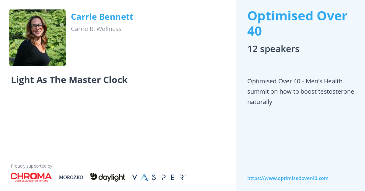 Carrie Bennett - Optimised Over 40