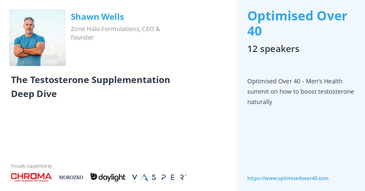 Shawn Wells - Optimised Over 40