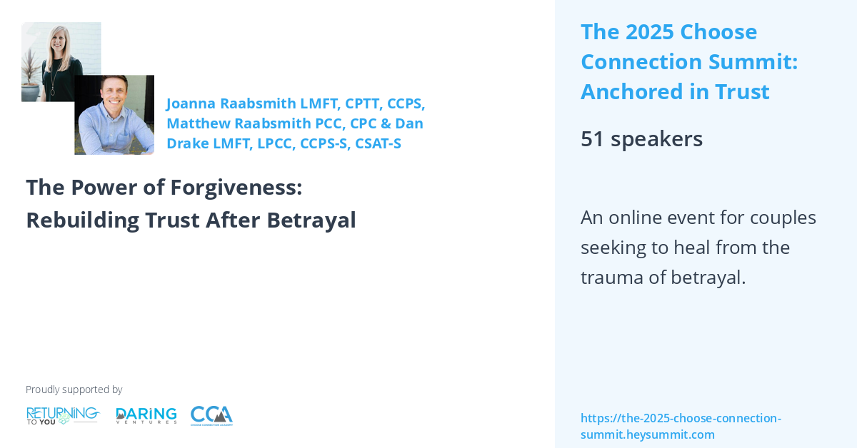 Dan Drake LMFT, LPCC, CCPS-S, CSAT-S - The 2025 Choose Connection ...