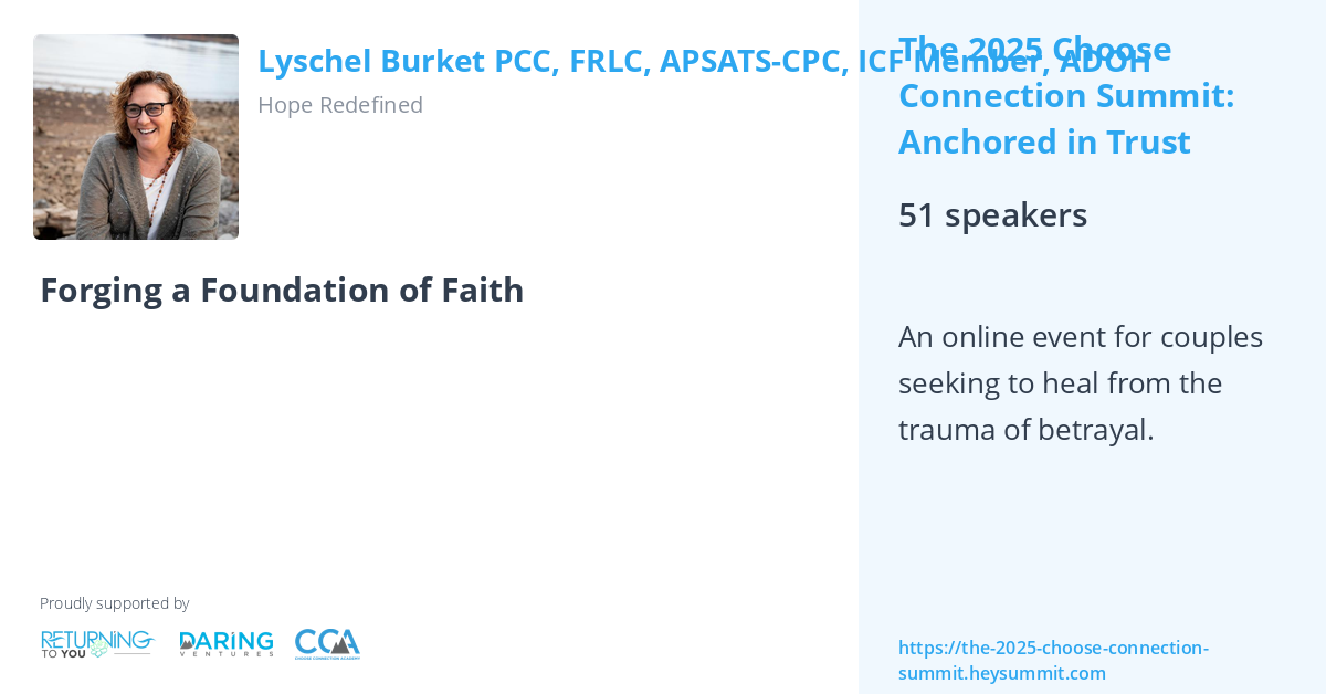 Lyschel Burket PCC, FRLC, APSATS-CPC, ICF Member, ADOH - The 2025 ...