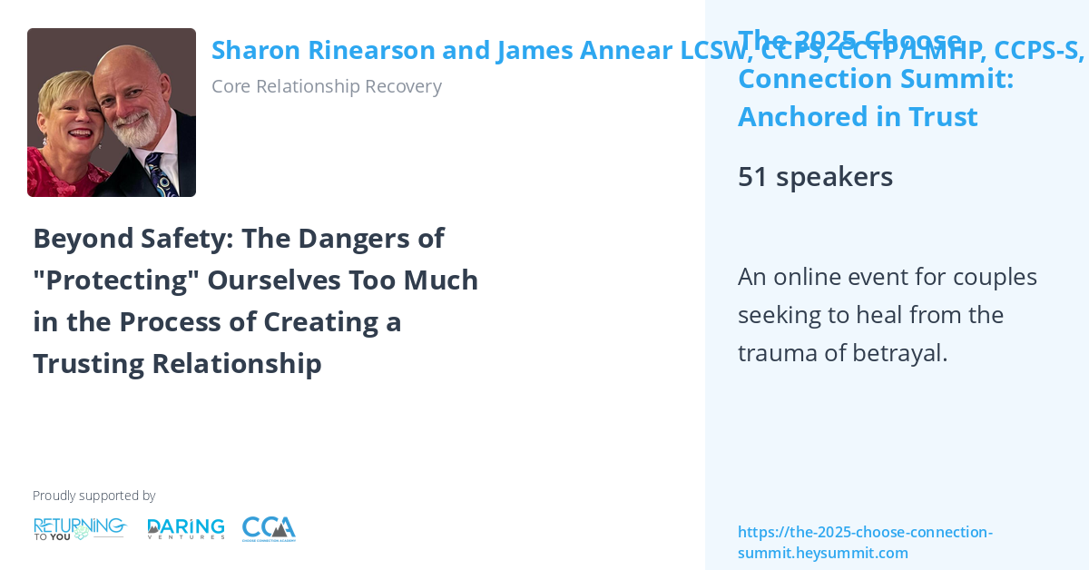 Sharon Rinearson and James Annear LCSW, CCPS, CCTP/LMHP, CCPS-S, CSAT-S ...