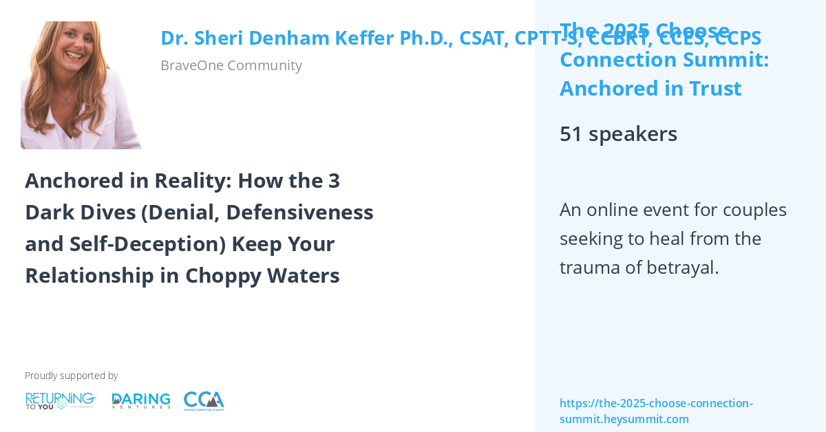 Anchored in Reality: How the 3 Dark Dives (Denial, Defensiveness and ...