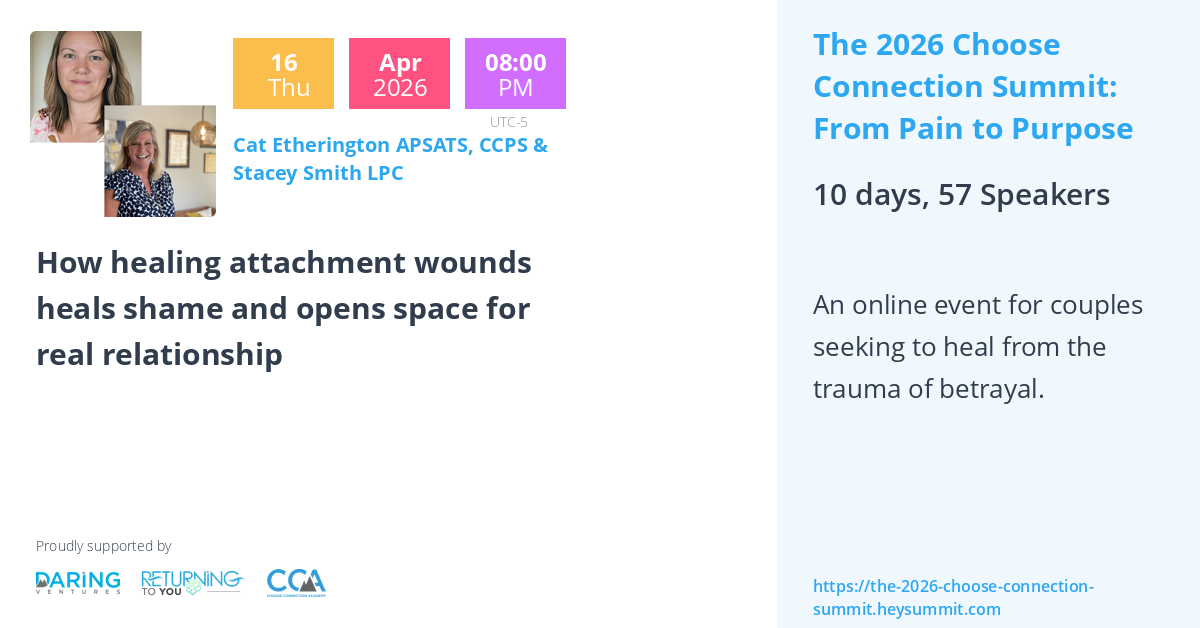 How healing attachment wounds heals shame and opens space for real ...