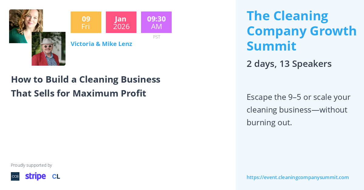 How to Build a Cleaning Business That Sells for Maximum Profit