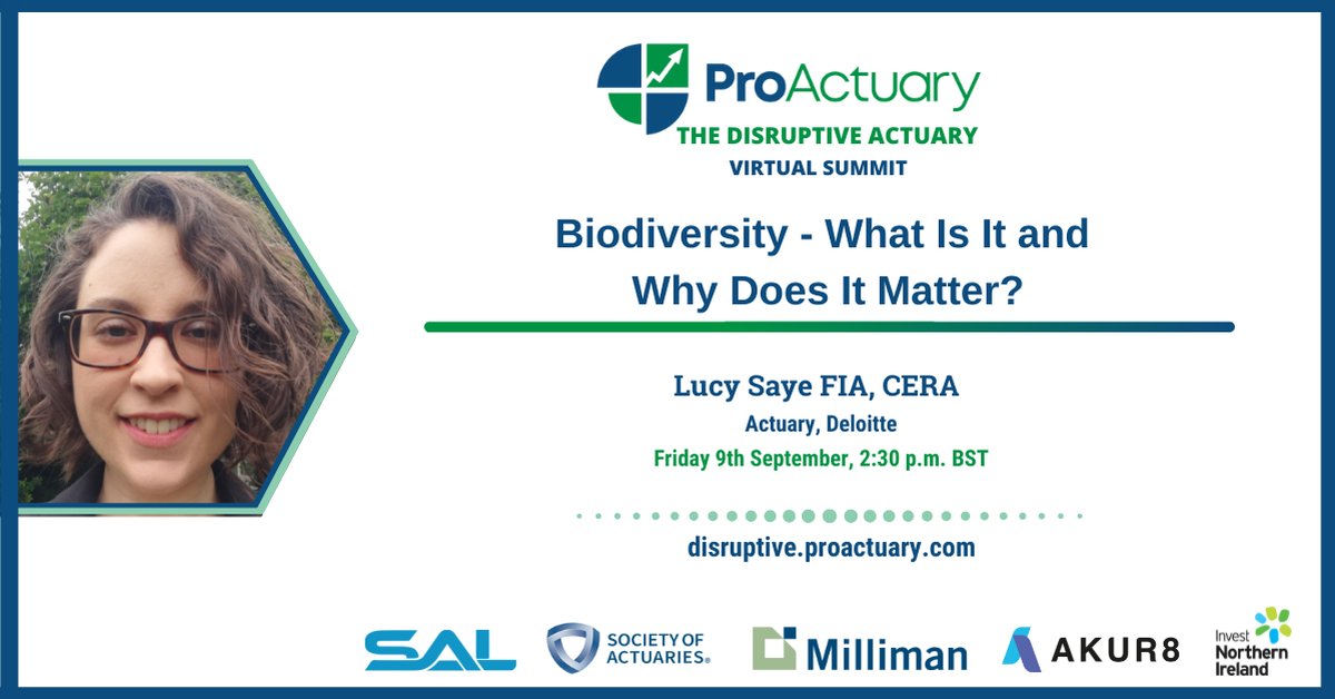 Lucy Saye FIA, CERA - The Disruptive Actuary Virtual Summit