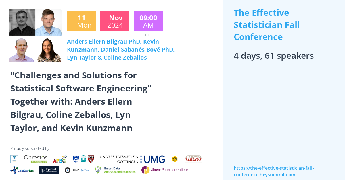 "Challenges and Solutions for Statistical Software Engineering ...