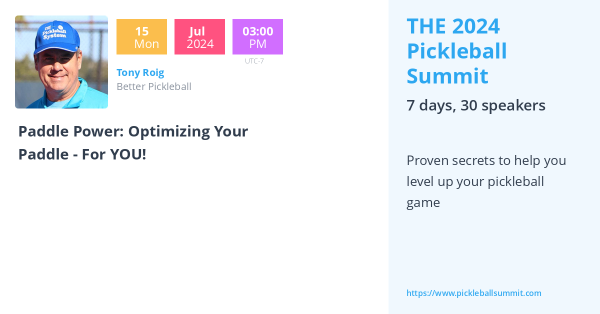 Paddle Power: Optimizing Your Paddle - For YOU!