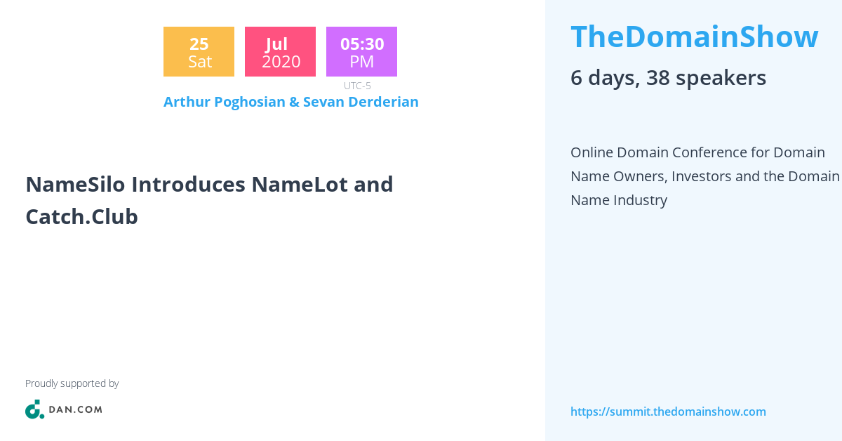 Sevan Derderian - TheDomainShow