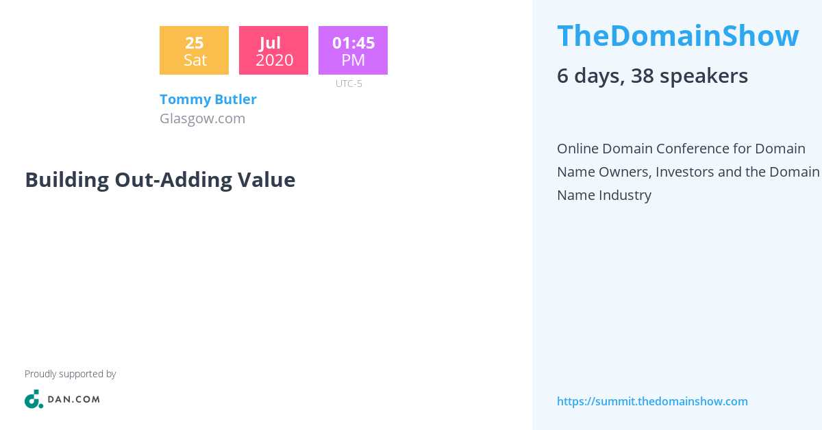 Tommy Butler - TheDomainShow