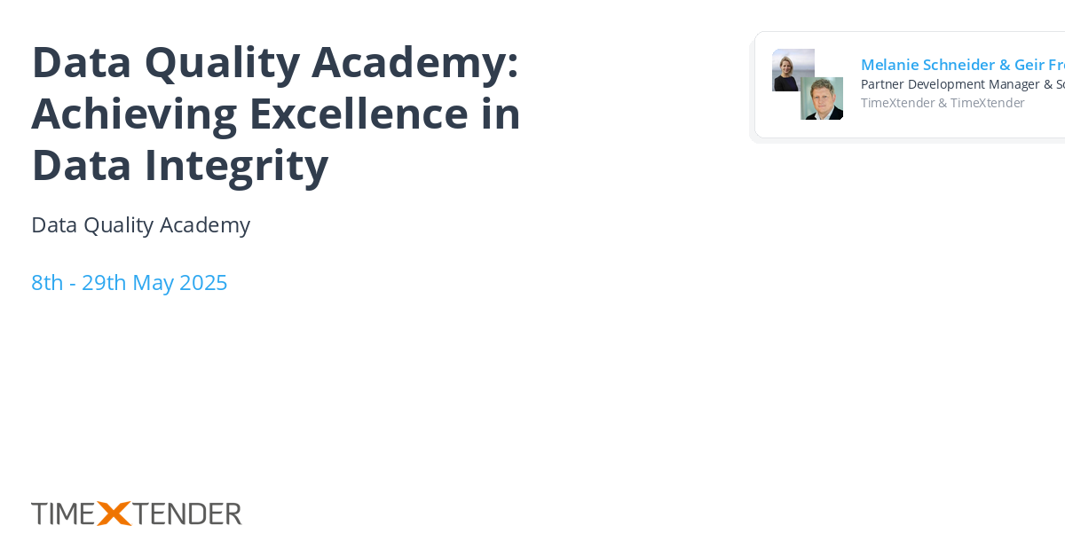 Assessing Data Quality - Data Quality Academy: Achieving Excellence in ...