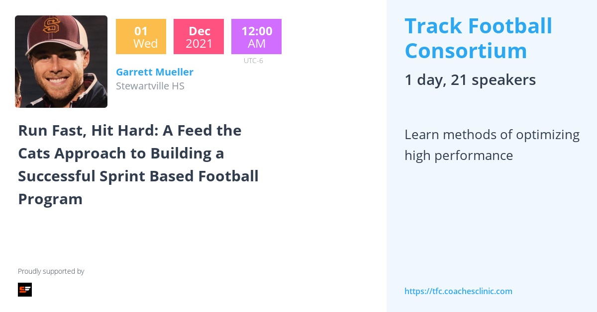 Garrett Mueller - Track Football Consortium
