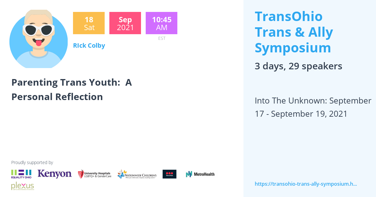 RIck Colby - TransOhio Trans & Ally Symposium