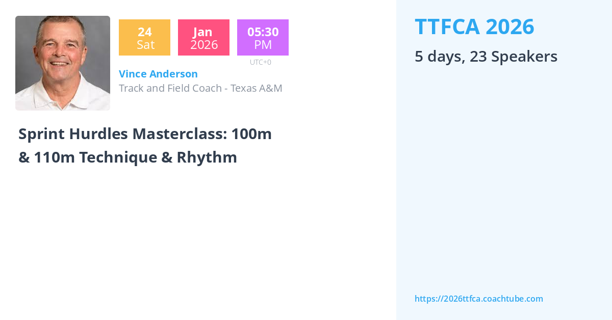 Vince Anderson - TTFCA 2026