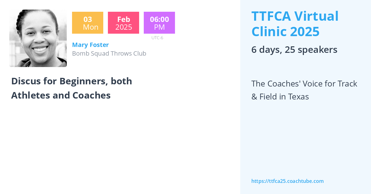 Discus for Beginners, both Athletes and Coaches