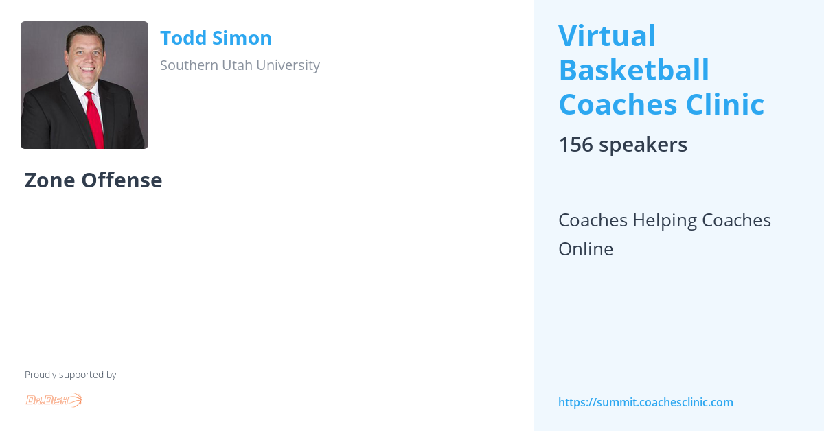 Todd Simon - Virtual Basketball Coaches Clinic