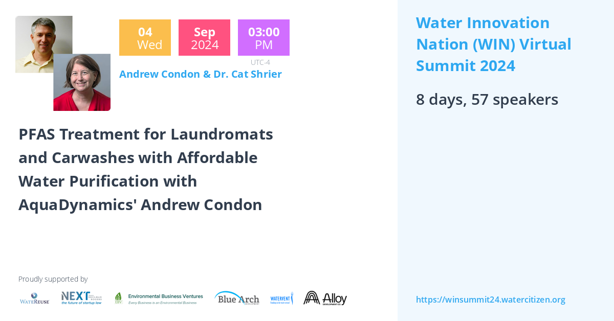 Andrew Condon - Water Innovation Nation (WIN) Virtual Summit 2024