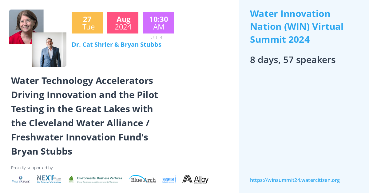 Bryan Stubbs - Water Innovation Nation (WIN) Virtual Summit 2024