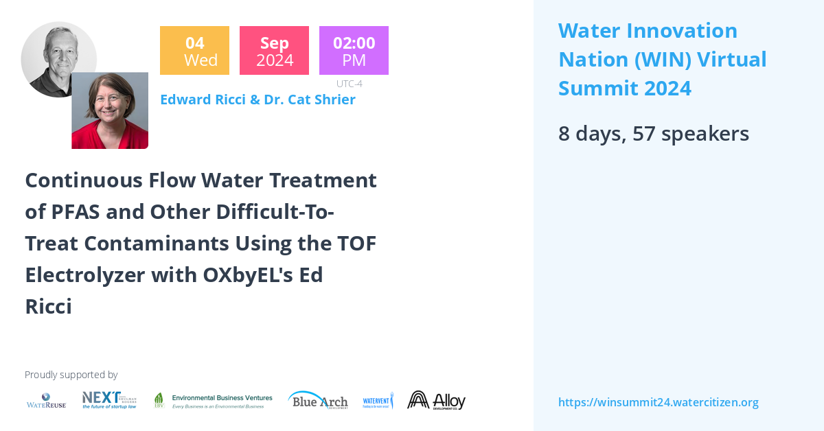 Edward Ricci - Water Innovation Nation (WIN) Virtual Summit 2024