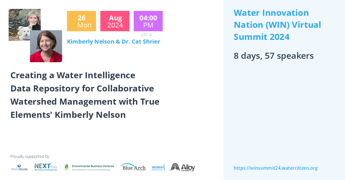 Kimberly Nelson - Water Innovation Nation (WIN) Virtual Summit 2024