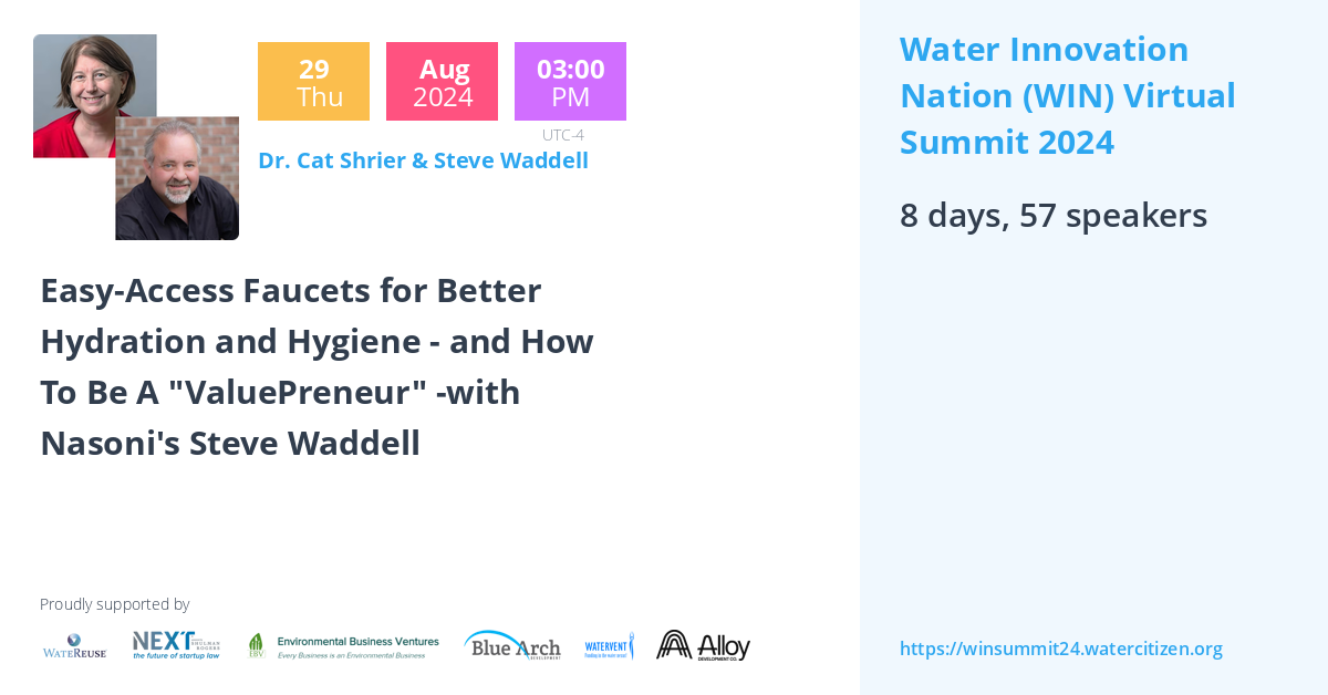 Steve Waddell - Water Innovation Nation (WIN) Virtual Summit 2024