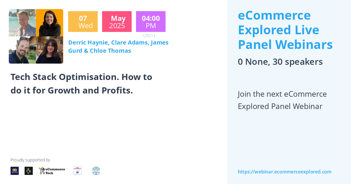 James Gurd - eCommerce Explored Live Panel Webinars