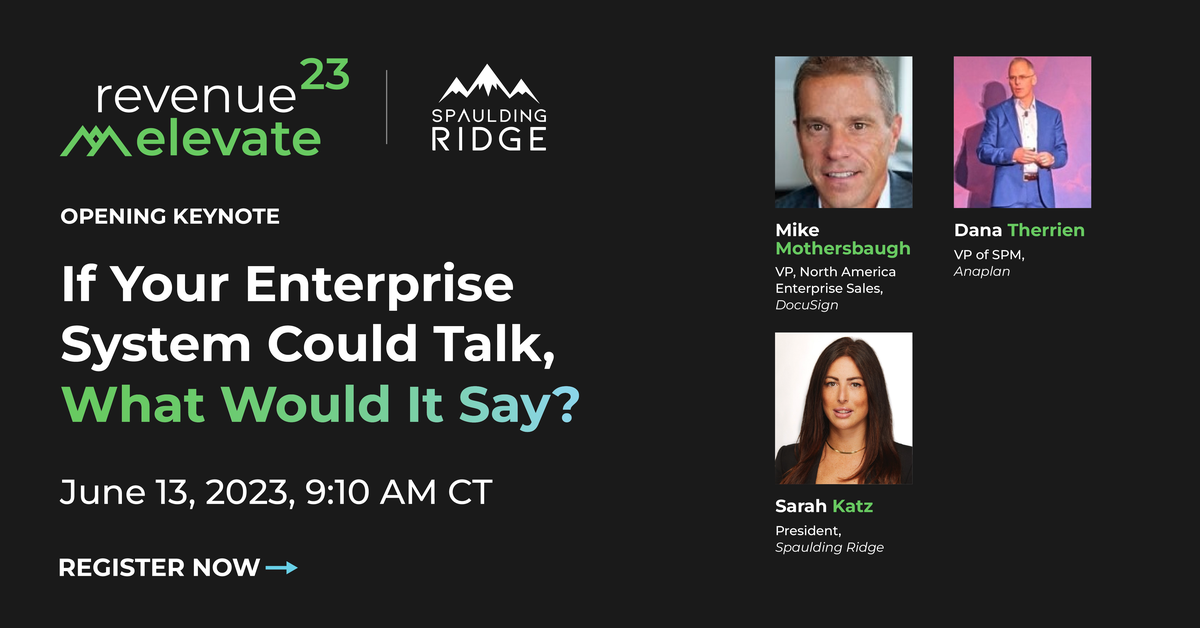 Opening Keynote: If Your Enterprise System Could Talk, What Would It Say?