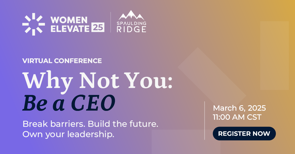 Why Not You: Be a C-Suite Leader