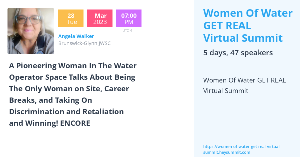 Angela Walker - Women Of Water GET REAL Virtual Summit