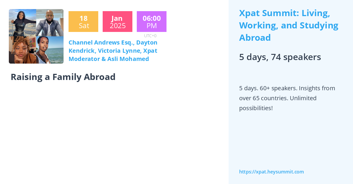 Victoria Lynne - Xpat Summit: Living, Working, and Studying Abroad